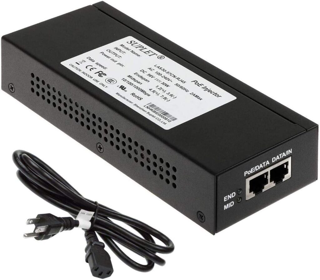 30W POE Injector LAS30-57CN-RJ45 – Advance Technical Services